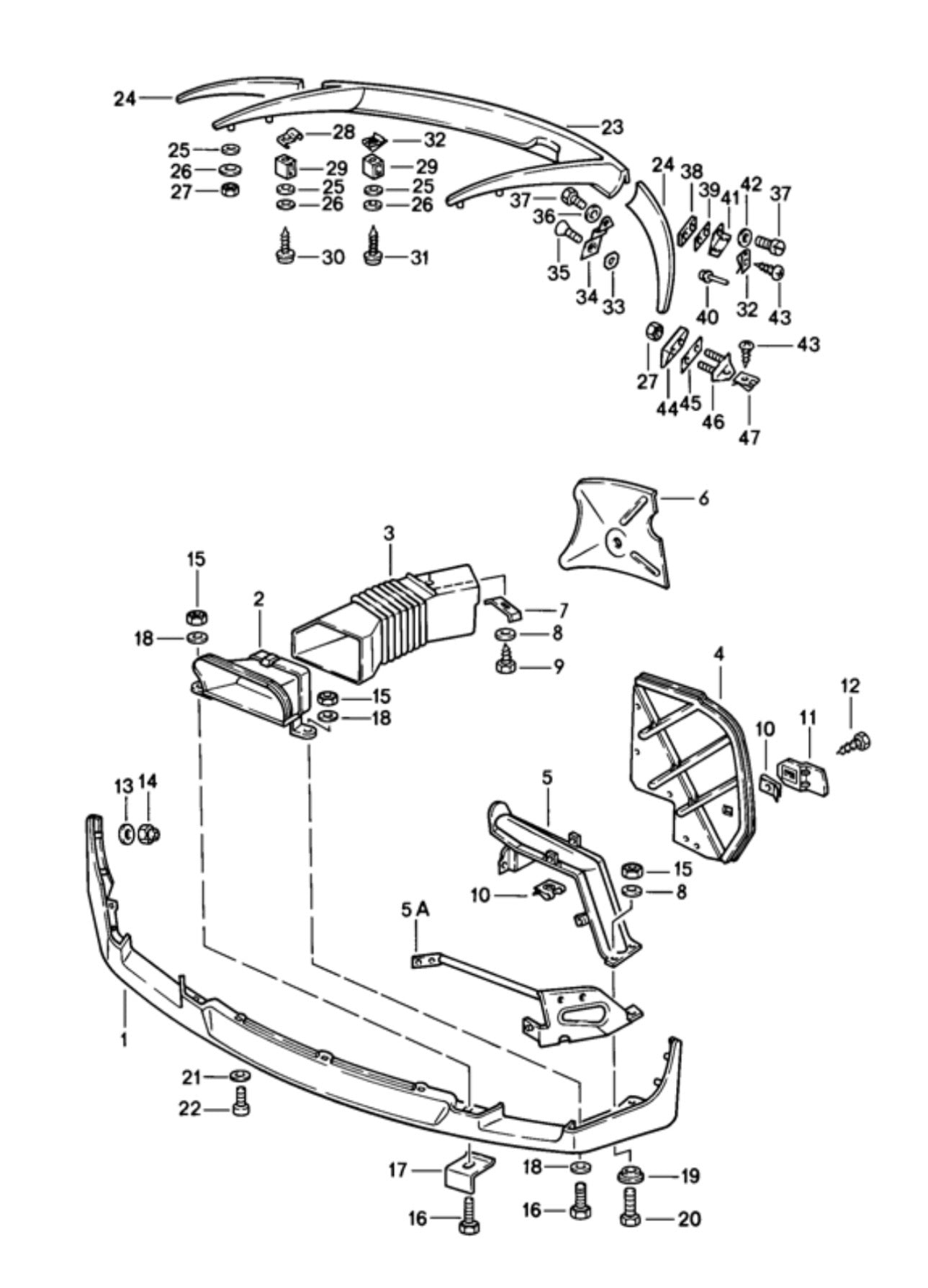 928 Front & Rear Spoilers – 928 Porsche Parts