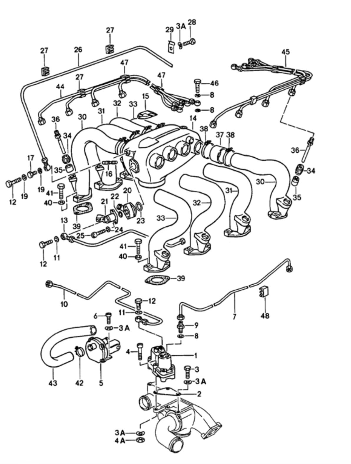 928 16V Intake Manifold 78-79 CIS – 928 Porsche Parts